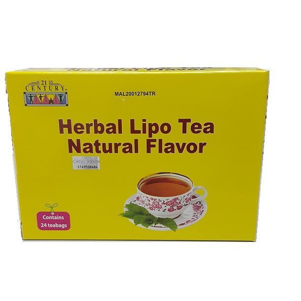 21st Century Herbal Lipo Tea Natural Flavor (24 Teabags) | Shopee Malaysia