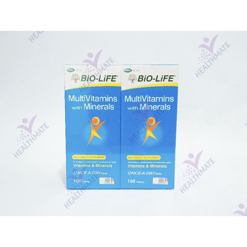 Bio-Life Multivitamins with Minerals Tablets (2 x 100's) | Shopee Malaysia