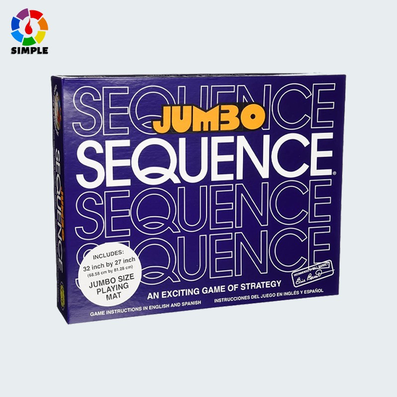 Jax Jumbo Sequence Game - Box Edition with Cushioned Mat, Cards and Chips | Shopee Malaysia
