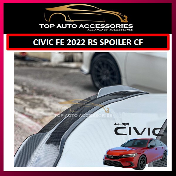 HONDA CIVIC FE 2022-2024 , 11TH GEN RS SPOILER, DUCKTAIL SPOILER, REAR ...