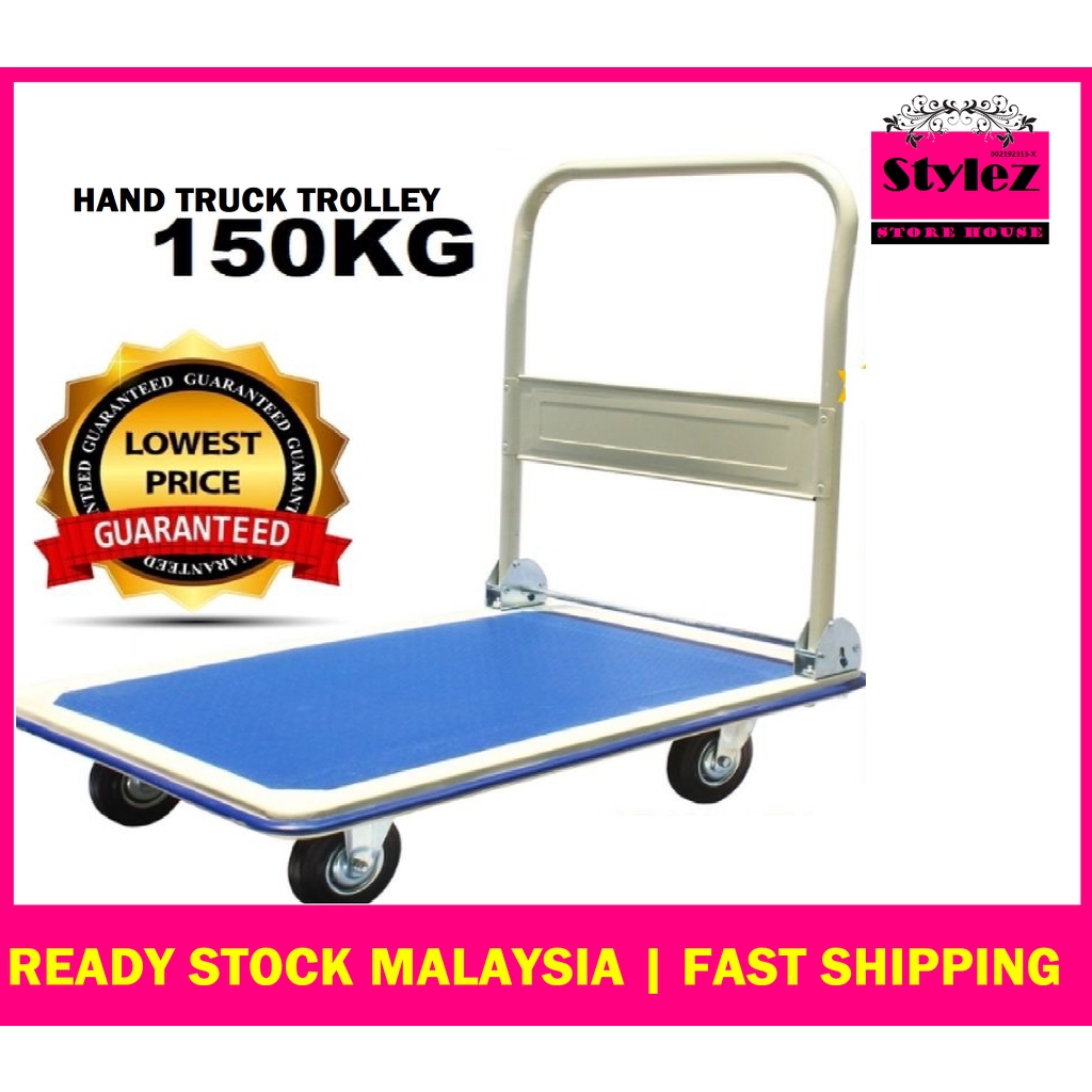 Iron HIGH QUALITY Foldable Platform Hand Truck Trolley Troli Besi ...