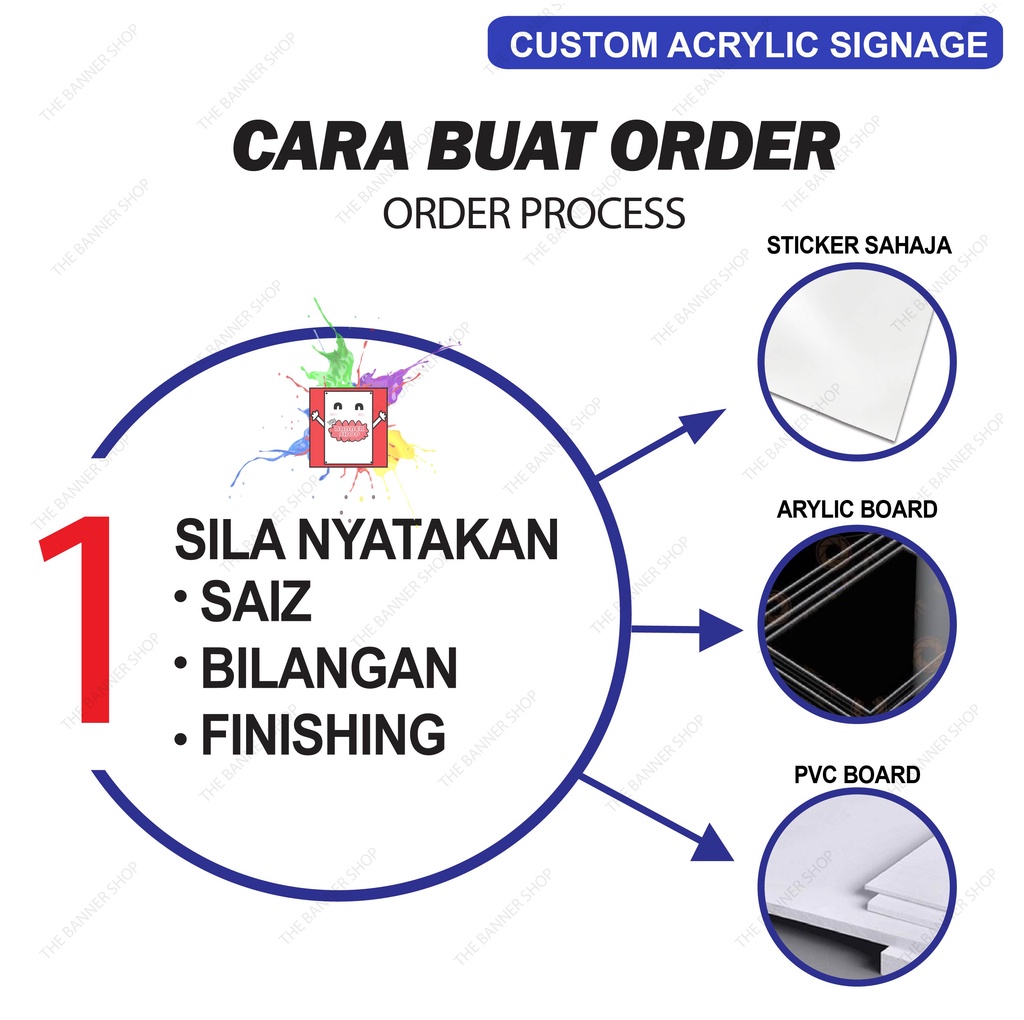 Custom Acrylic Signage, Custom Sticker Signage, Custom PVC Signage ...