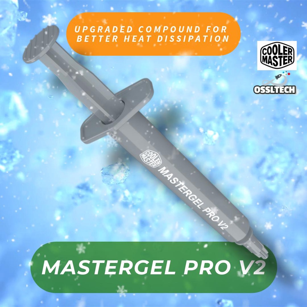 COOLER MASTER MASTERGEL PRO V2 THERMAL PASTE HIGH THERMAL CONDUCTIVITY ...