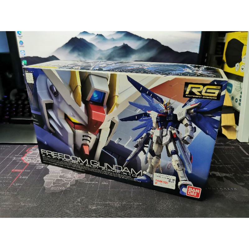 BANDAI RG 1/144 SCALE 005 GUNDAM SEED Freedom ZGMF-X10A Gundam | Shopee Malaysia