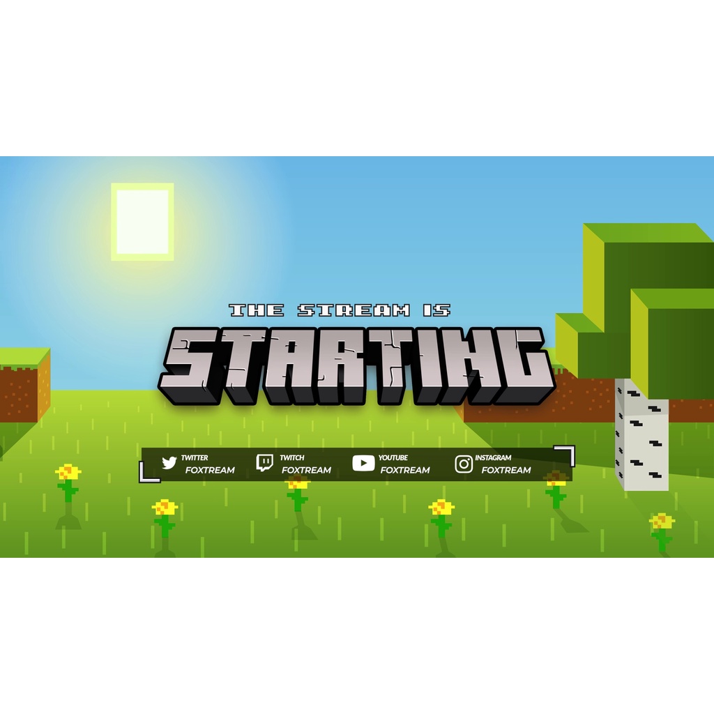Minecraft Stream Overlay Package / Screen Theme / Widget Theme ...