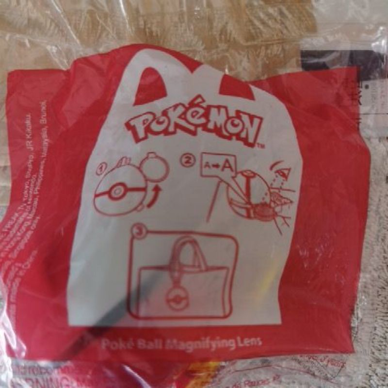 McDonald's McD Happy Meal Toys Pokemon Poke Ball Magnifying Lens New in ...