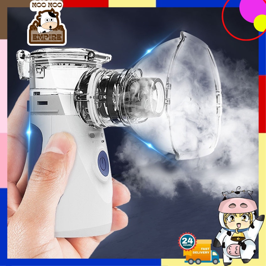 【DOUBLE POWER】Portable Mini Ultrasonic Coughing Phlegm Mesh Nebulizer ...