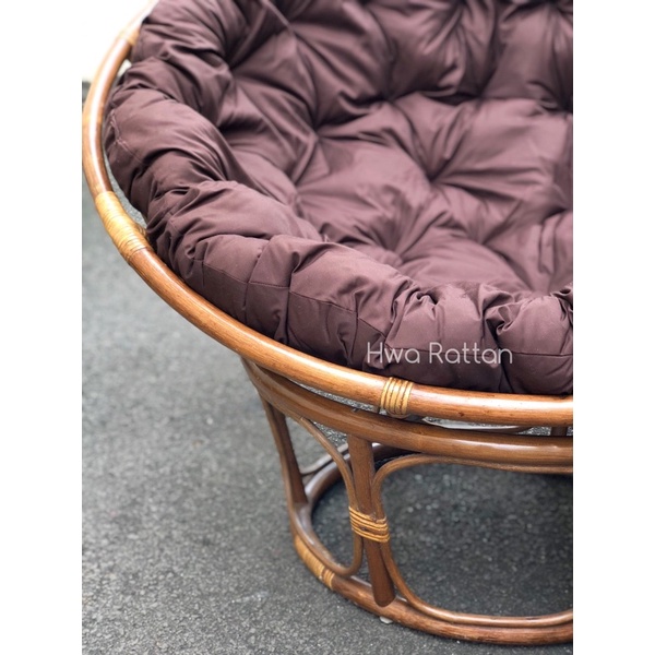 Papasan mamasan rotan Rattan cozy sofa chair cushion lazy chair set ...