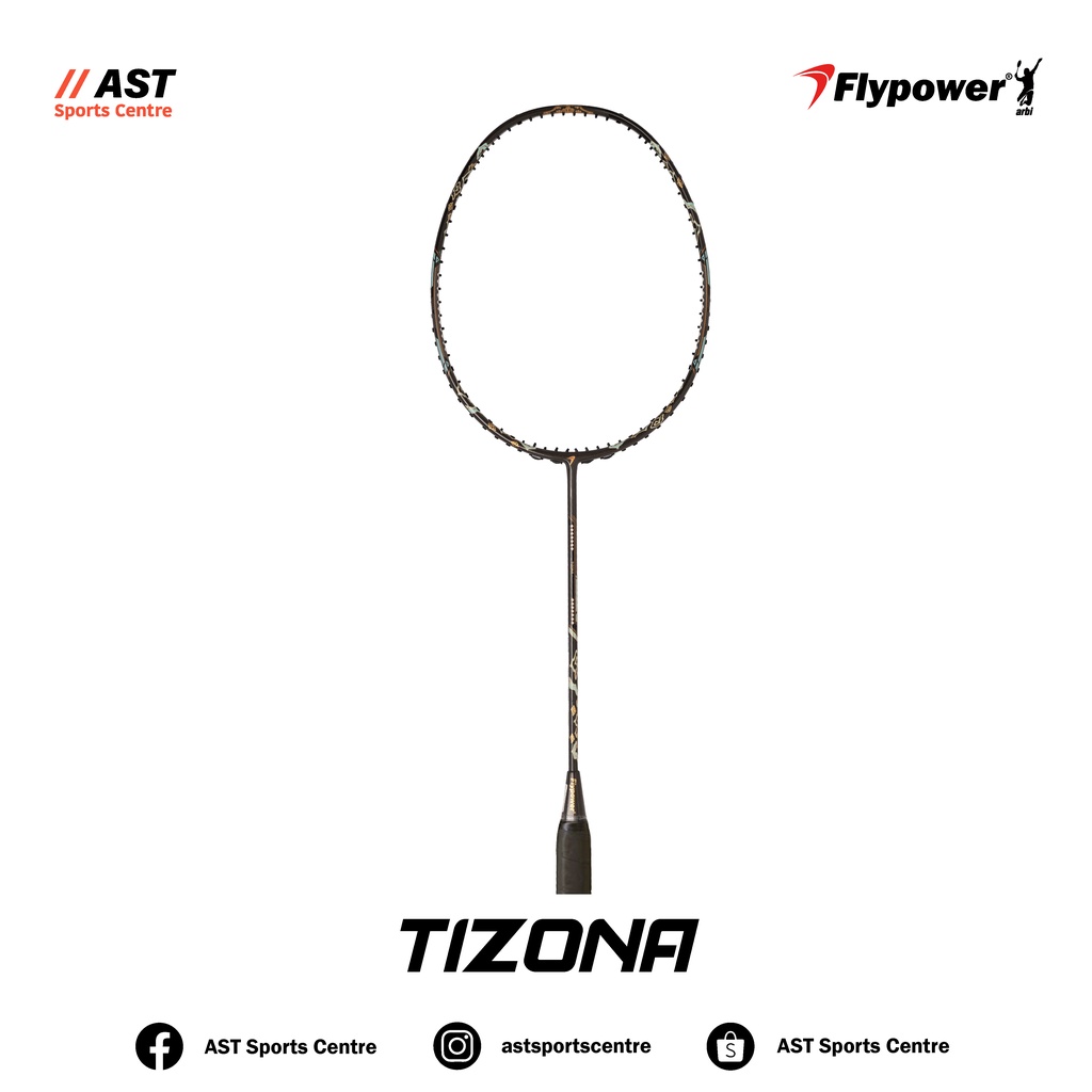 FLYPOWER Tizona Badminton Rackets (Original) | FREE FP String & Grip ...