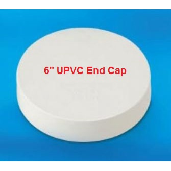 UPVC Hydroponic Fitting End Cap (For White pipe / Paip Putih ) 6 ...