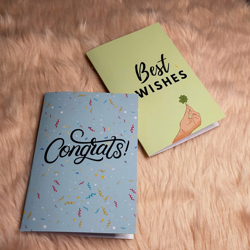 Congratulations / Greeting Cards (Half Fold) | Shopee Malaysia