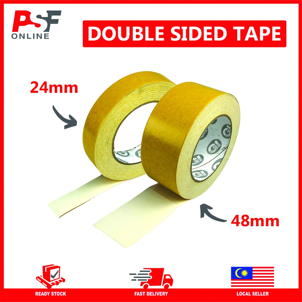 STRONG DOUBLE SIDED TAPE FOR FLOORING/ HEAVY DUTY TAPE/ 24MM TAPE/ 48MM ...