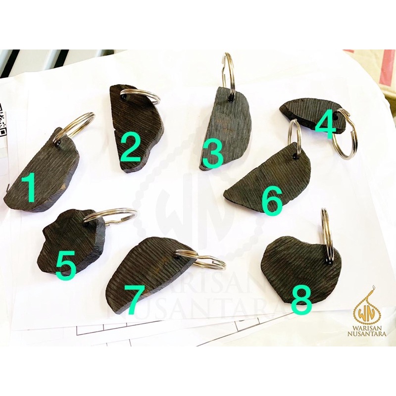 [WARISAN NUSANTARA] KEYCHAIN TERAS KEMUNING HITAM GRED A. TERAS ...