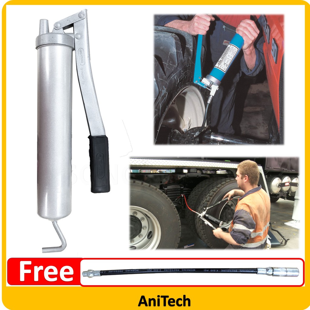 Hand Grease Pump Grease Gun Heavy Duty Pump Bracing Grease Gun | Shopee ...