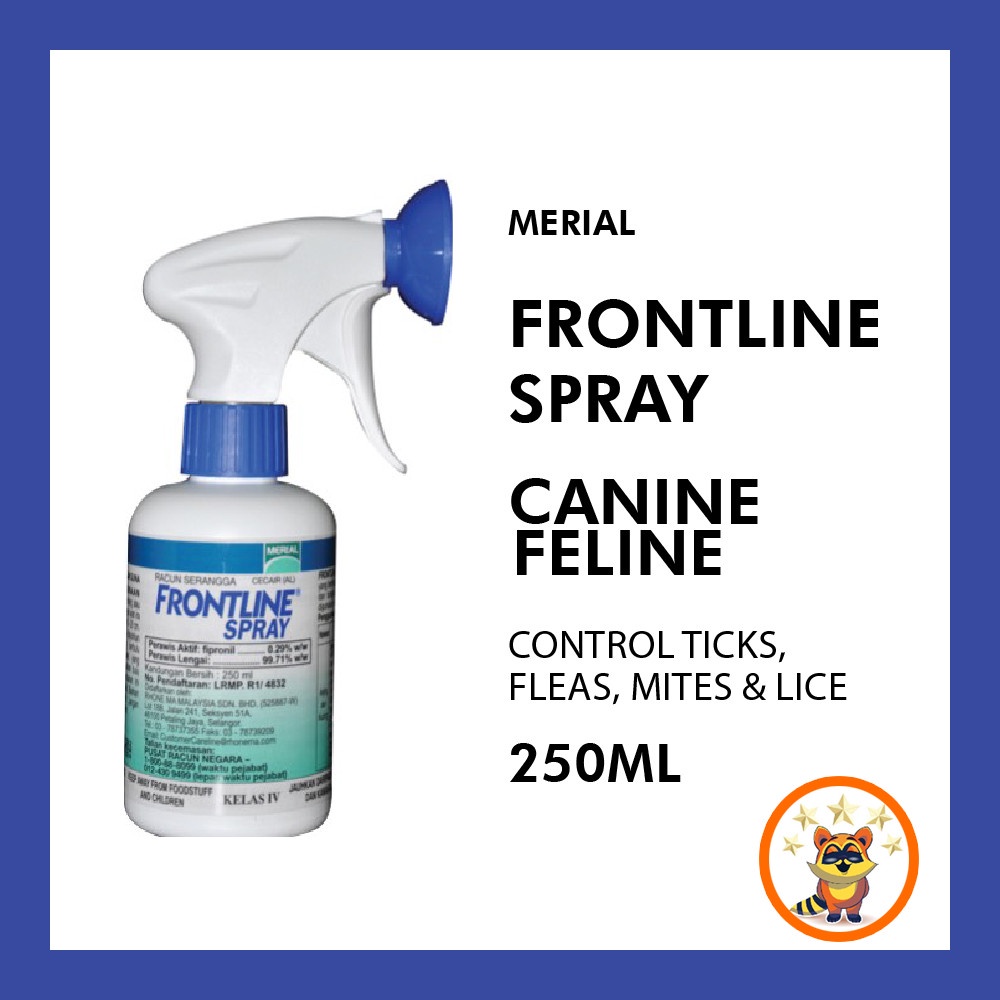 Merial Frontline Spray for Dog & Cat Kucing 250ml | Shopee Malaysia