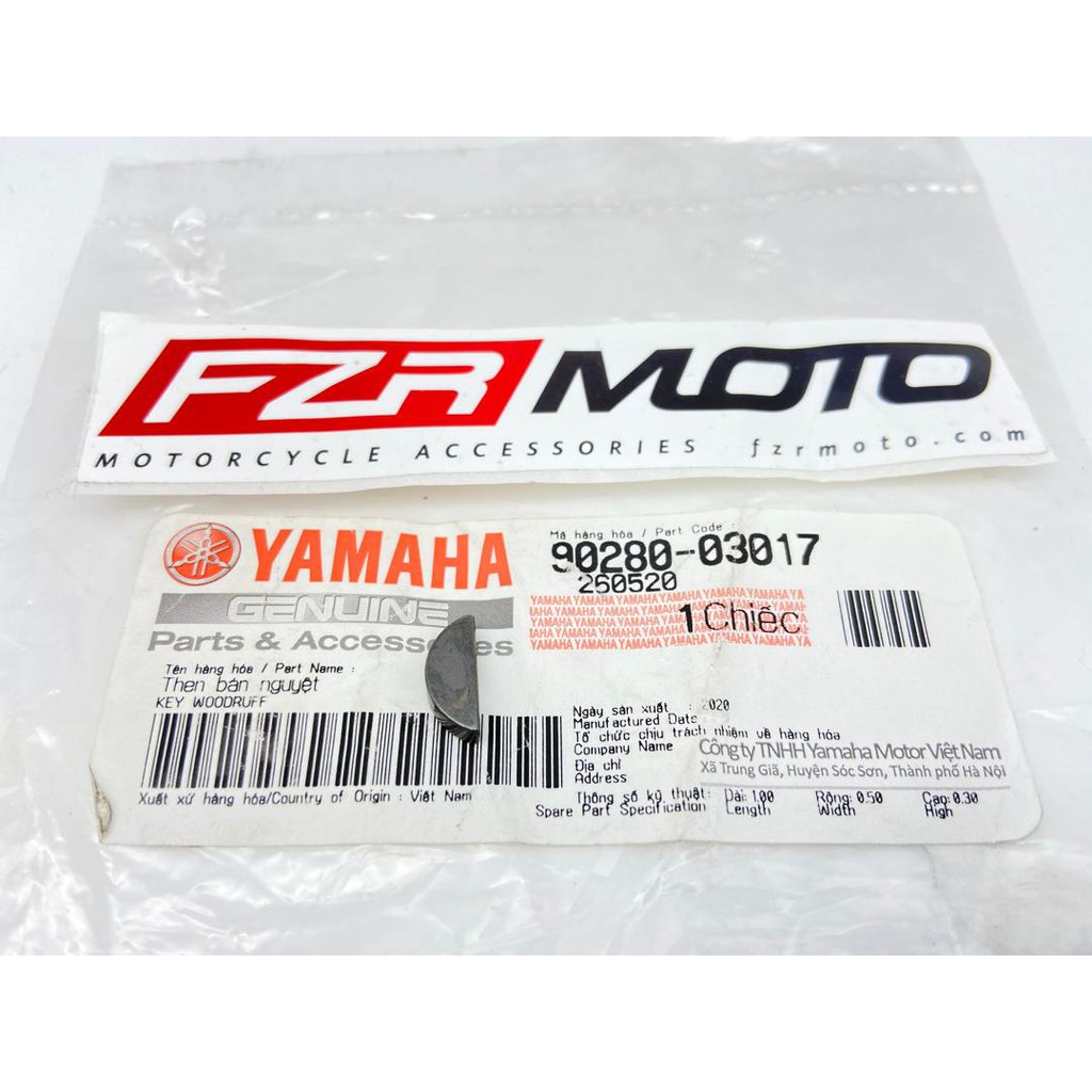 MAGNET KEY/WOODRUFF KEY original 100% yamaha NVX nmax (90280-03017 ...