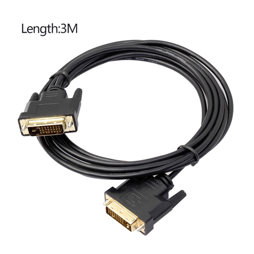 [1.8M/3.0M/5.0M] DVI TO DVI CABLE MALE TO MALE 24+1 PIN/ DVI MALE 24+5 TO VGA MALE / DVI TO HDMI ...