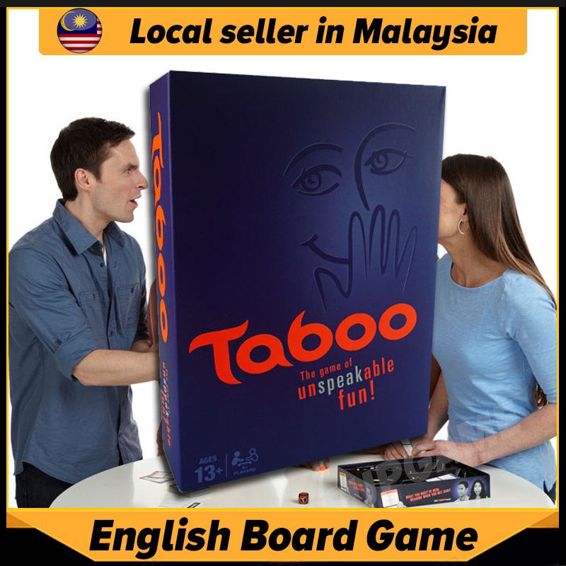 Classic Taboo Card Game Board Game Fun Finding Words Board Game Party ...