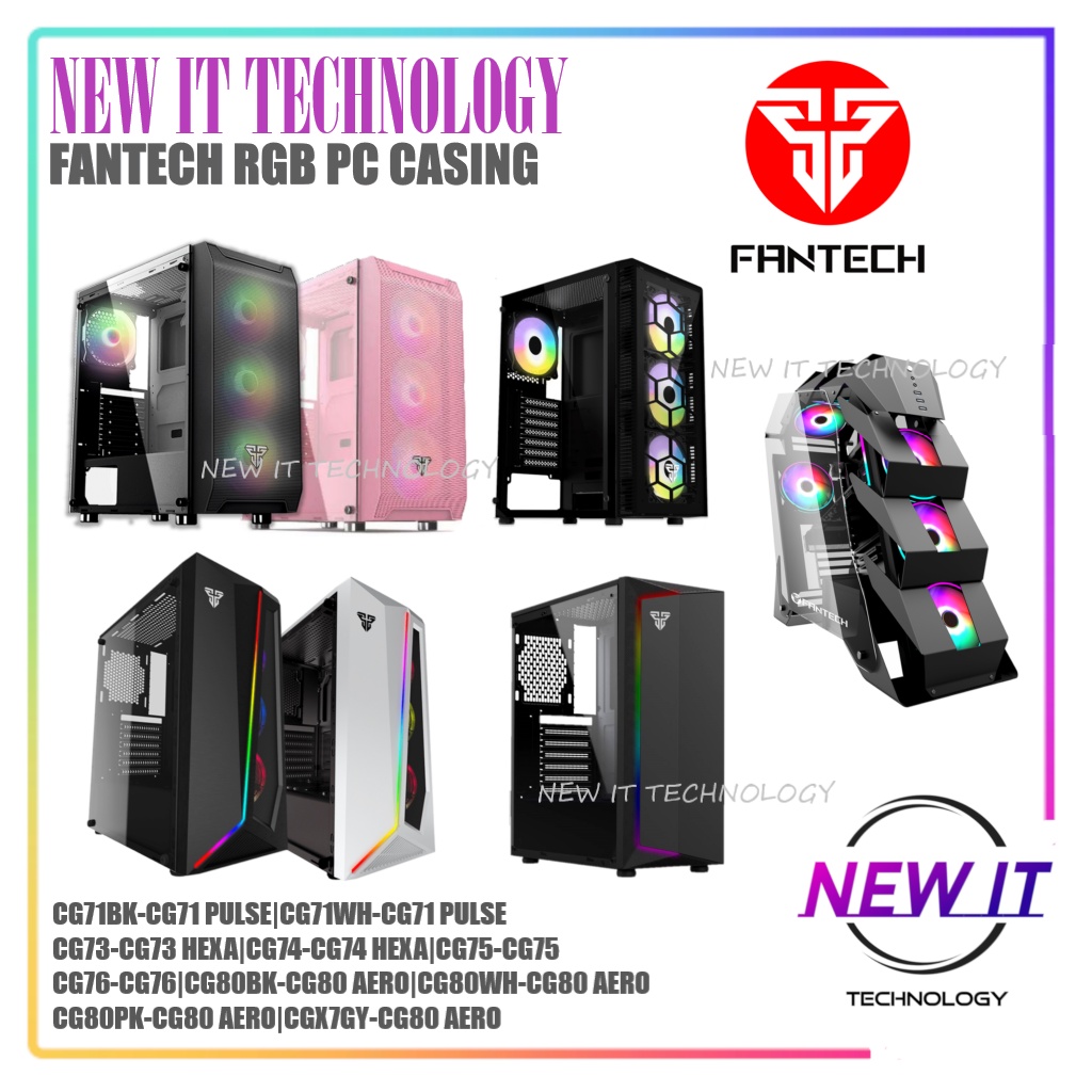 FANTECH CG71 PULSE|CG73 HEXA|CG74 HEXA|CG75|CG76|CG80 AERO|CGX7GY RGB ...