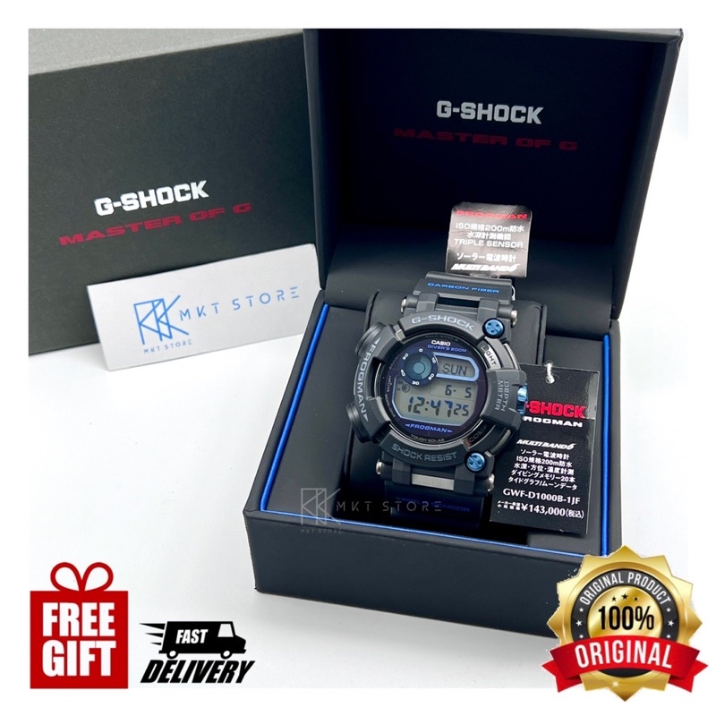 (JAPAN set) Original G-shock Frogman Paskal GWFD1000B-1A / GWF-D1000B ...