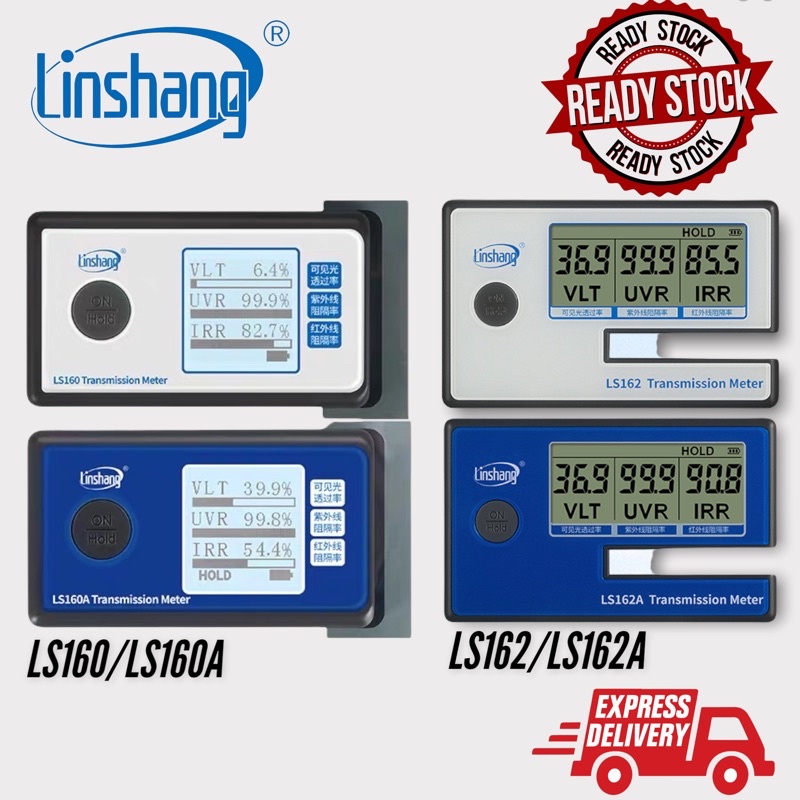 🔥Local Rdy Stock🔥 LS160/LS160A LS162/LS162A Solar Film Transmission Meter Window Tint VLT UV IR ...