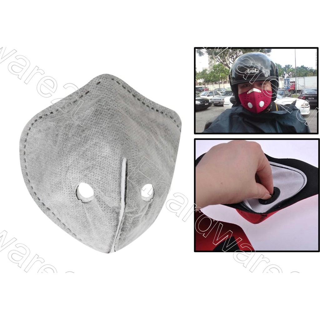 N95 Anti-Smog Activated Carbon Cloth Replacement Mask Refill Filter ...