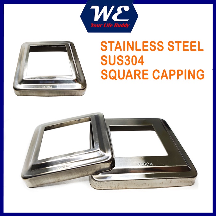 SUS304 Stainless Steel Square Capping / Capping High/ SUS304 HIGH ...
