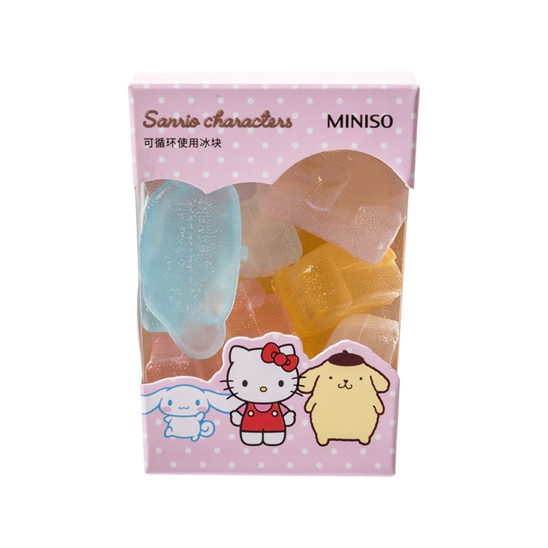 MINISO Sanrio Characters Reusable Ice Cubes 12 Packs of Cute Ideas ...