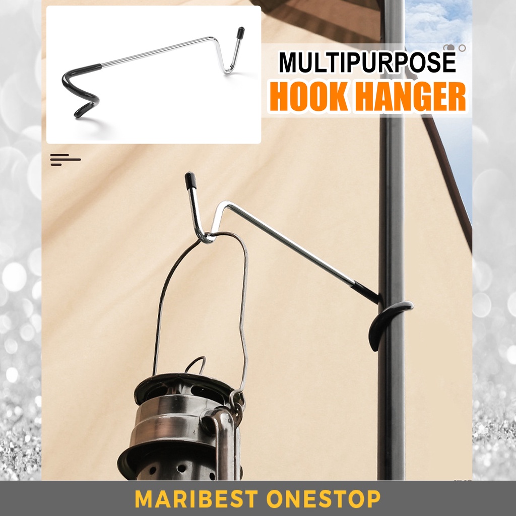 Camping Lamp Hook Hanger Lantern Light Holder Outdoor Camping Tent Pole ...
