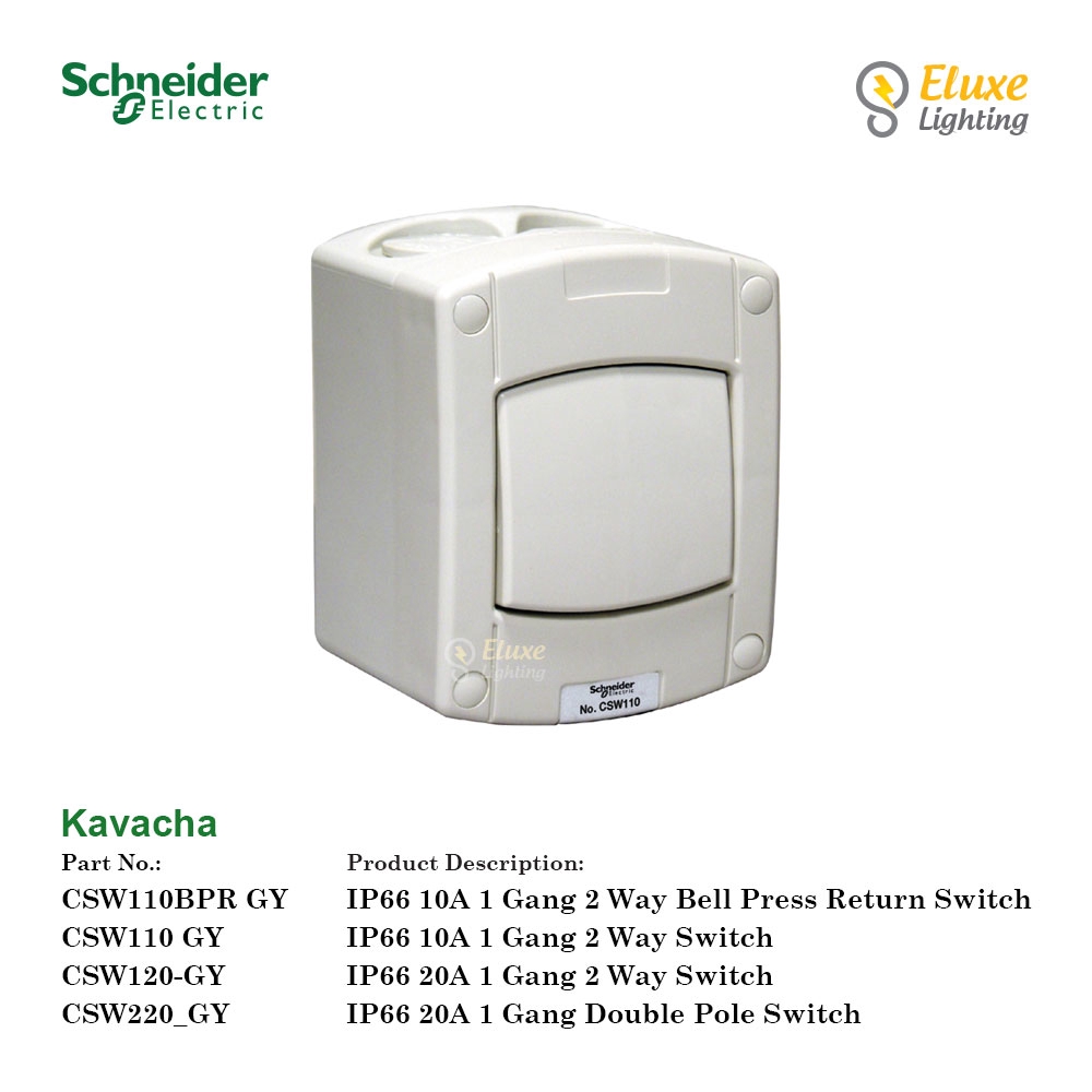 SCHNEIDER KAVACHA SERIES WEATHERPROOF ISOLATOR SWITCHES & SOCKETS [FULL ...
