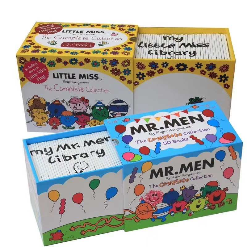 [Ready Stock] Mr. Men / Little Miss Total 87 Books Collection Box Set ...