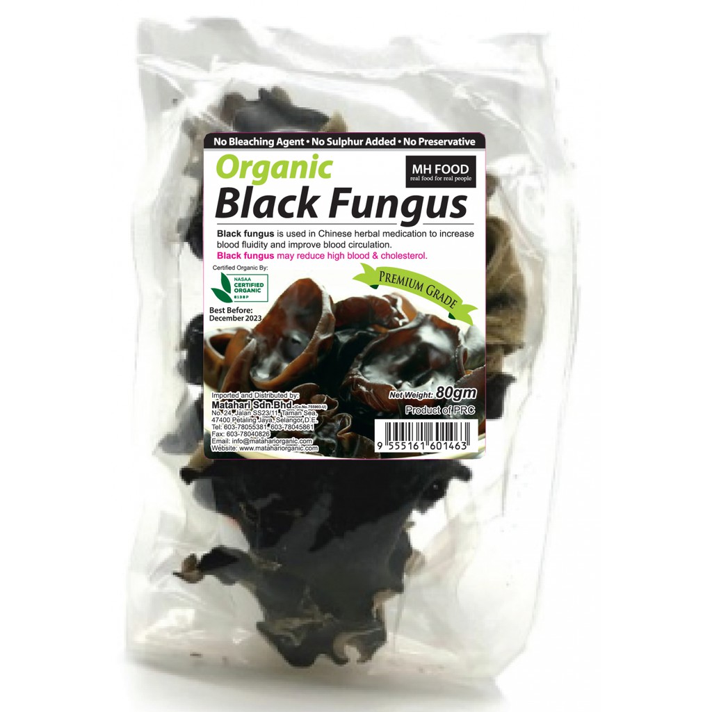 MH Food Organic Black Fungus (Exp Date: 01/12/24) | Shopee Malaysia