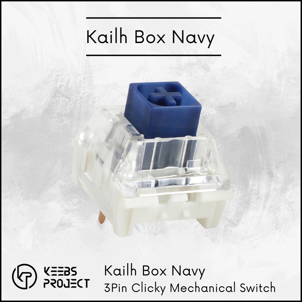 Kailh Box Navy Clicky Mechanical Switch | Blue Switch | White Dust ...