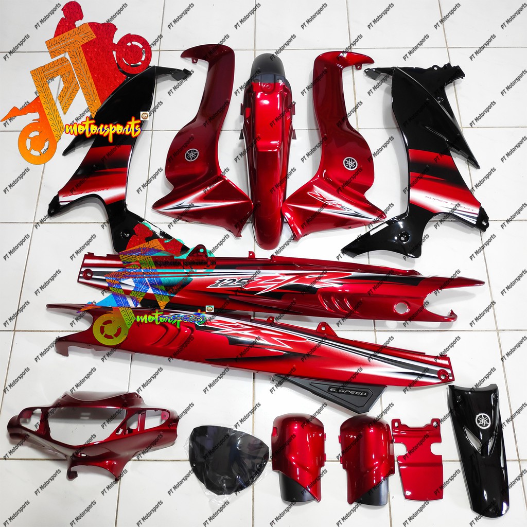 Yamaha 125ZR 125Z DRMK RED /Black Skala Merah SIap Lekat SIap Tanam 2k ...