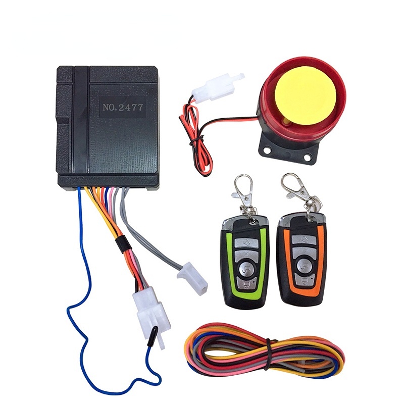Anti-theft Security Motorcycle Alarm System Remote Control Engine Start ...