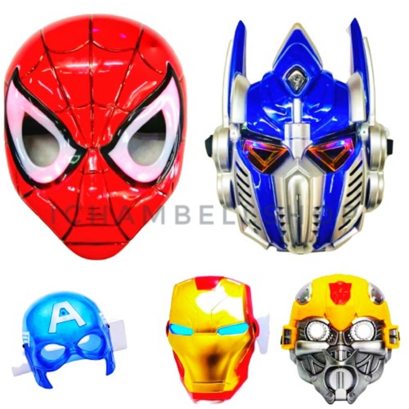 🔥READY STOCK🔥TOY MASK / TOPENG TRANSFORMERS OPTIMUS PRIME /BUBBLE BEE ...