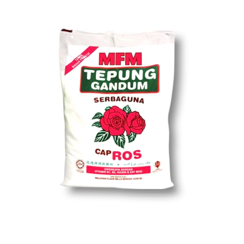 Tepung gandum cap Ros/tepung gandum/tepung kuih | Shopee Malaysia