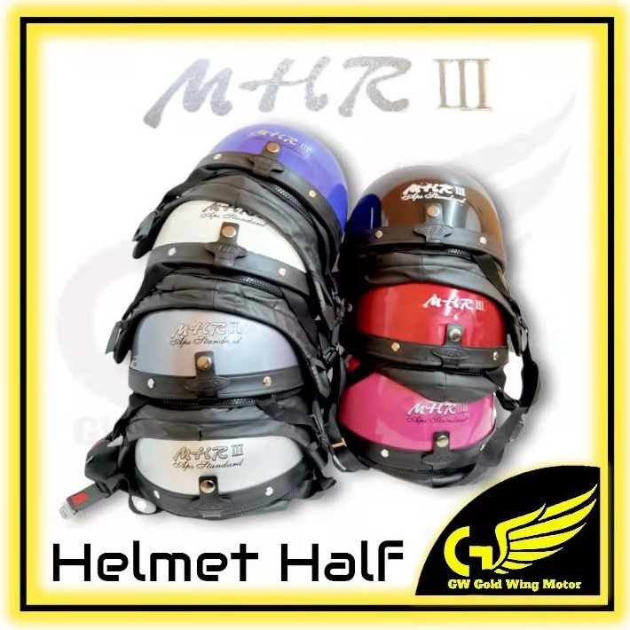 ABS MHR III HELMET HALF STENG HALF CUT HARLEY VISOR ARAI | Shopee Malaysia