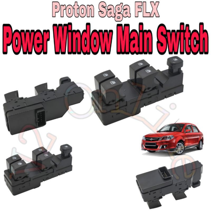 Proton Saga FLX Power Window Main Switch | Shopee Malaysia