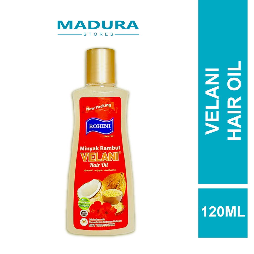 Rohini Velani Hair Oil 120ml (Minyak Rambut) | Shopee Malaysia