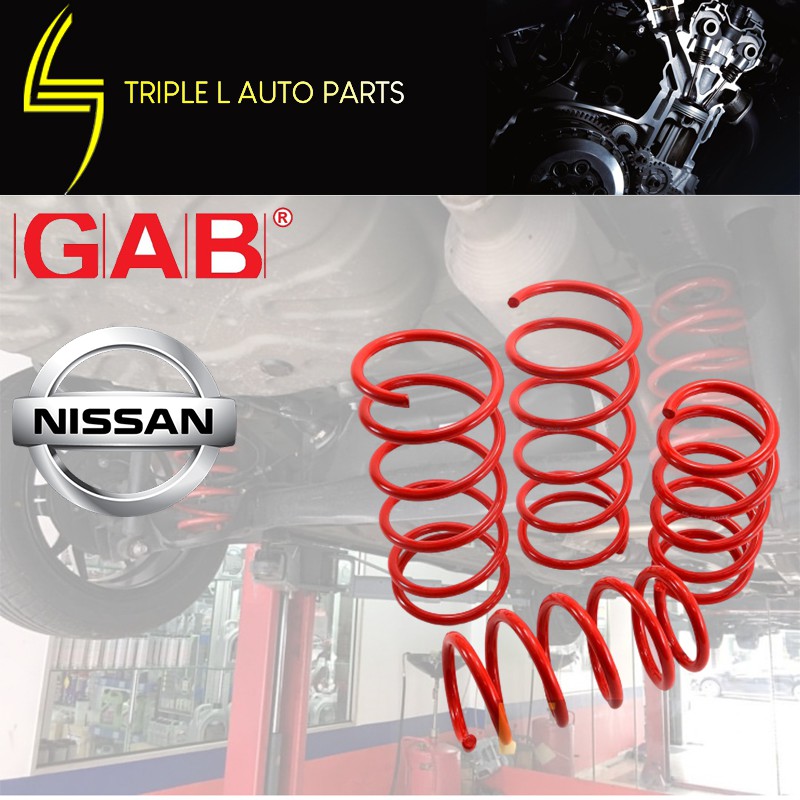 NISSAN GAB SPORT LOWER SPRING SET ALMERA GRAND LIVINA SENTRA B14 SENTRA ...