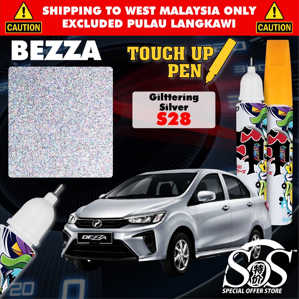 Touch Up Pen PERODUA BEZZA Original Color Pen & Brush Repair Minor ...