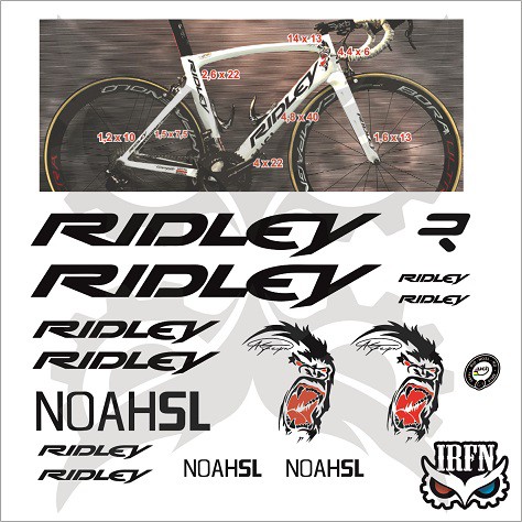 Ridley Noah SL Gorilla Edition Frame Decal Sticker | Shopee Malaysia