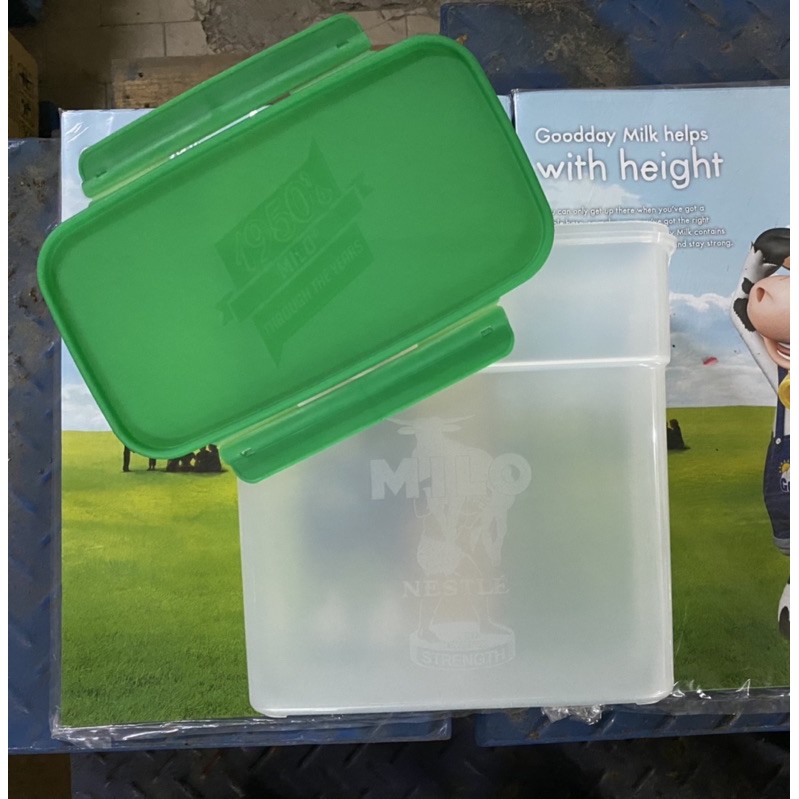 🎊3pcs Milo 1950 limited edition 2L air tight plastic container/ food ...