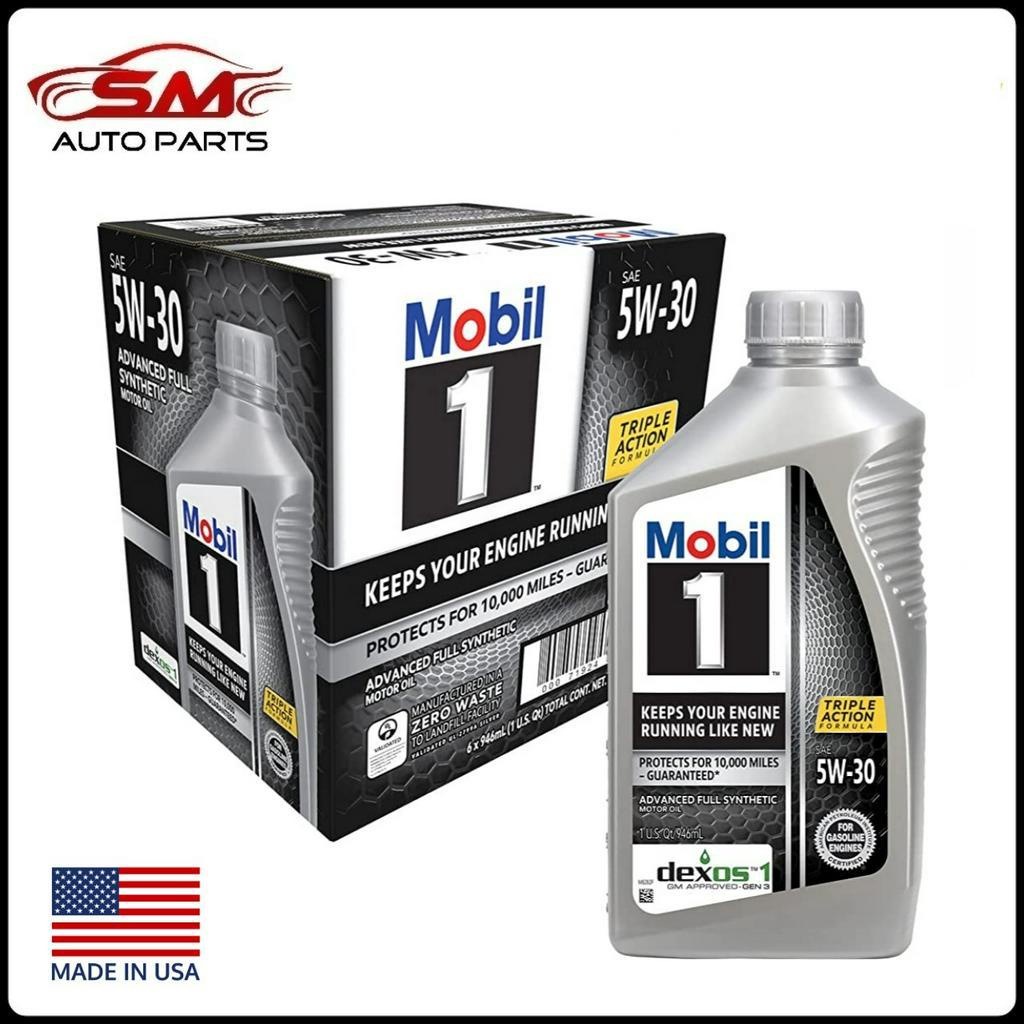 Mobil 1 Triple Action Formula Dexos 5W30 Advanced Fully Synthetic ...