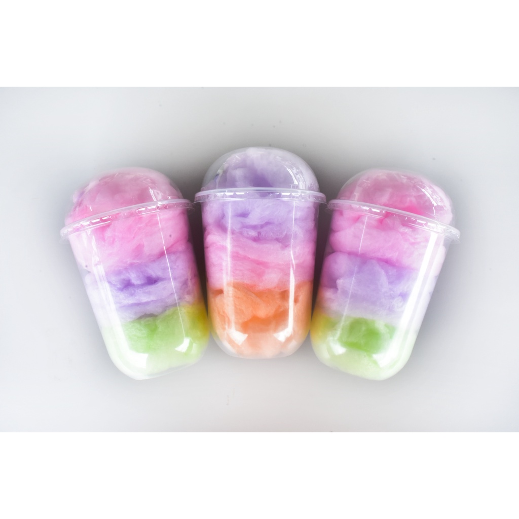 3 Layers Colour Mix Rainbow GULA KAPAS Cotton Candy In the 32 OZ BIG ...