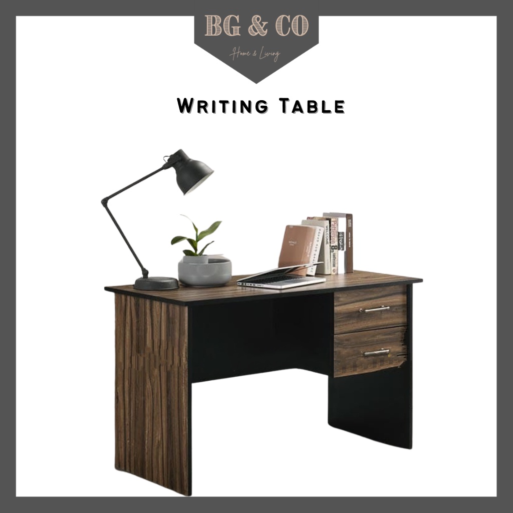 BG LOFT 4 Feet Study Desk Writing Table Study Table With Drawer Office ...