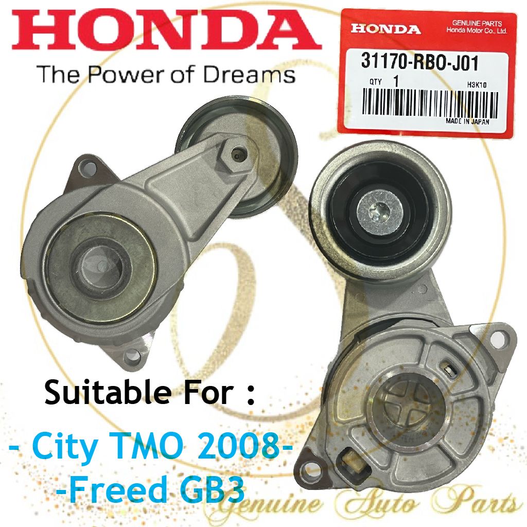 (100% Original) HONDA CITY TMO JAZZ TFO FREED GB3 FAN BELT TENSIONER 31170-RBO-J01 31170-RBO-J02 ...