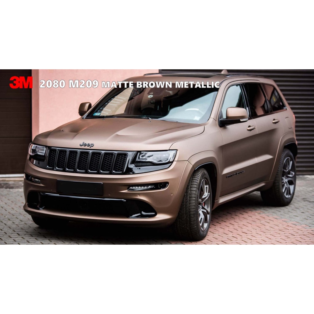 3M 1080 M209 MATTE BROWN METALLIC Car Wrap Vinyl Film Bike Phone DIY ...