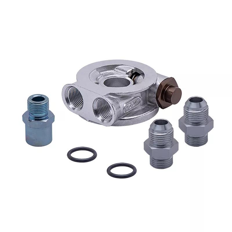 3 / 4-16 UNF Universal AN10 Oil Filter Cooler Adapter Sandwich Plate ...